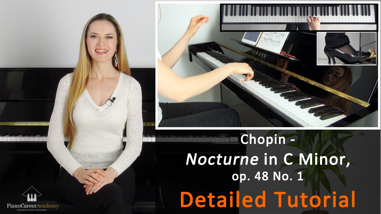 Learn Chopin Nocturne op 48 no 1 • Free Online Piano Tutorial